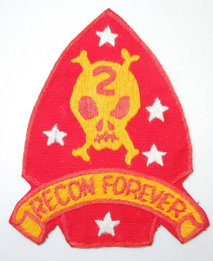1960s Vietnamese Made Usmc 2nd Marines Recon Forever Patch