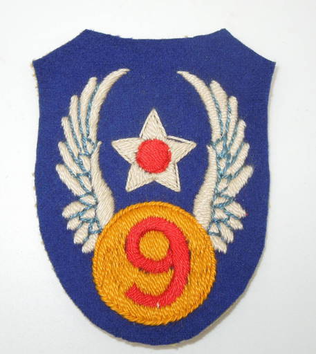 Wwii British Theater Made 9th Army Air Force Patch