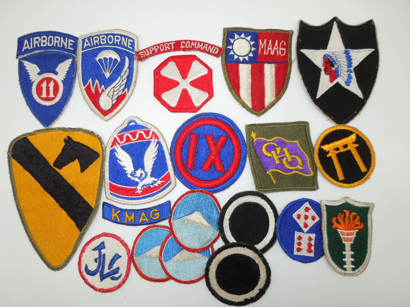 Us Army Korean War Patches Airborne Infantry Cavalry