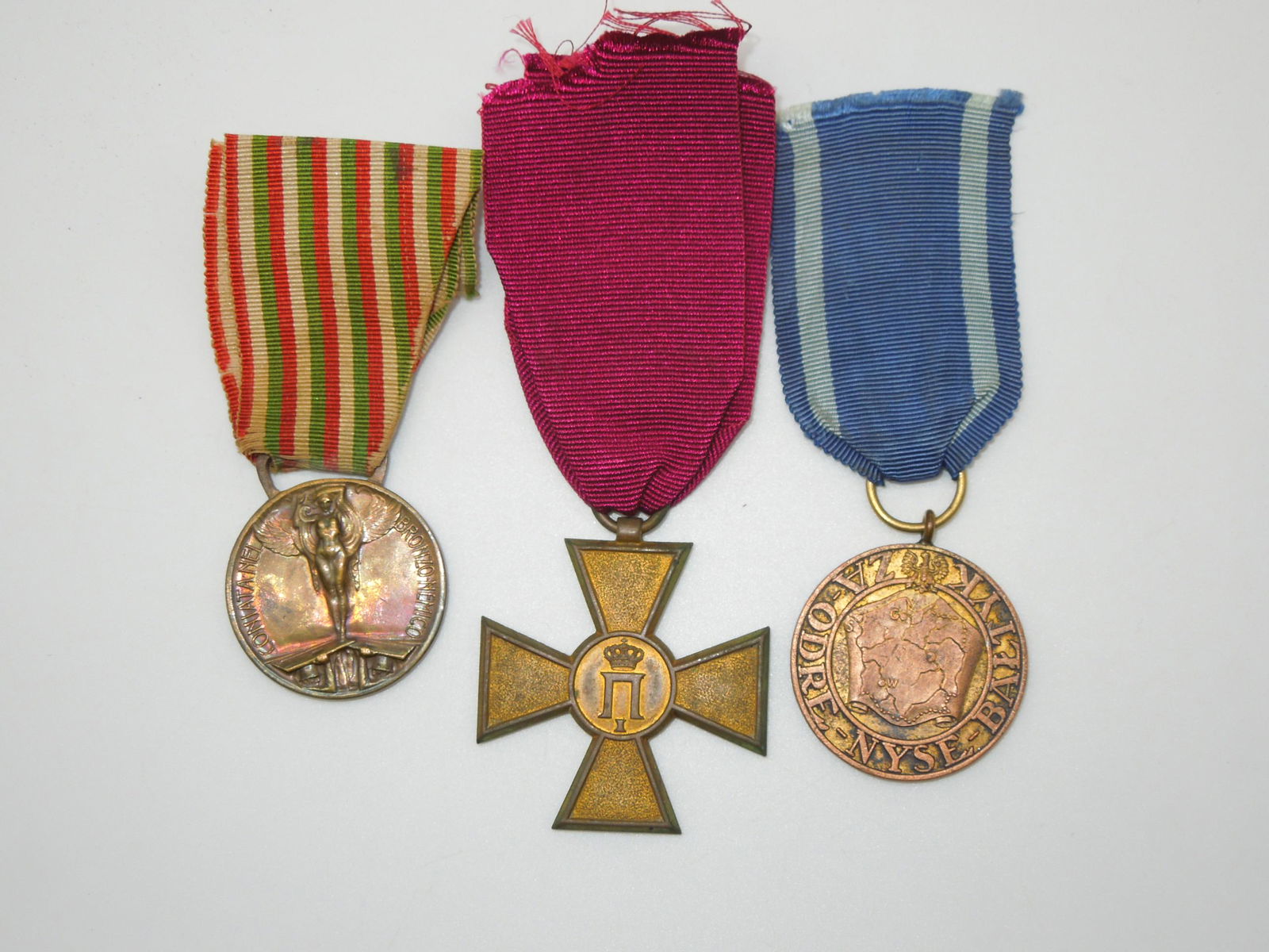 WWI - WWII Poland Campaign, Serbian Balkan War Cross, & Italy Italian ...