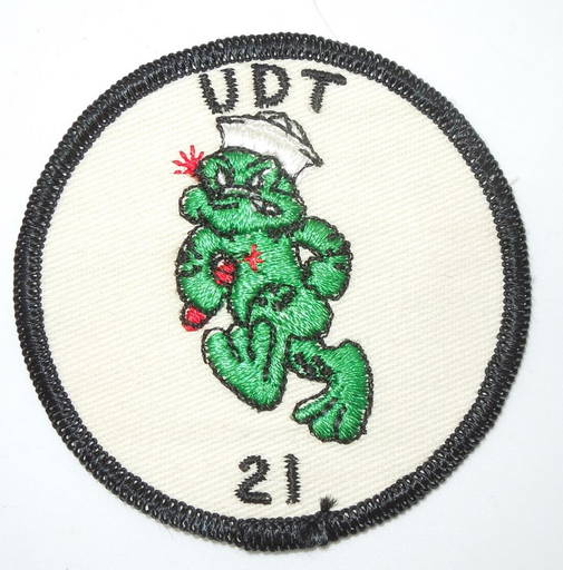 Vietnam War Era Us Navy Seal Udt Underwater Demolition Team 21 Patch