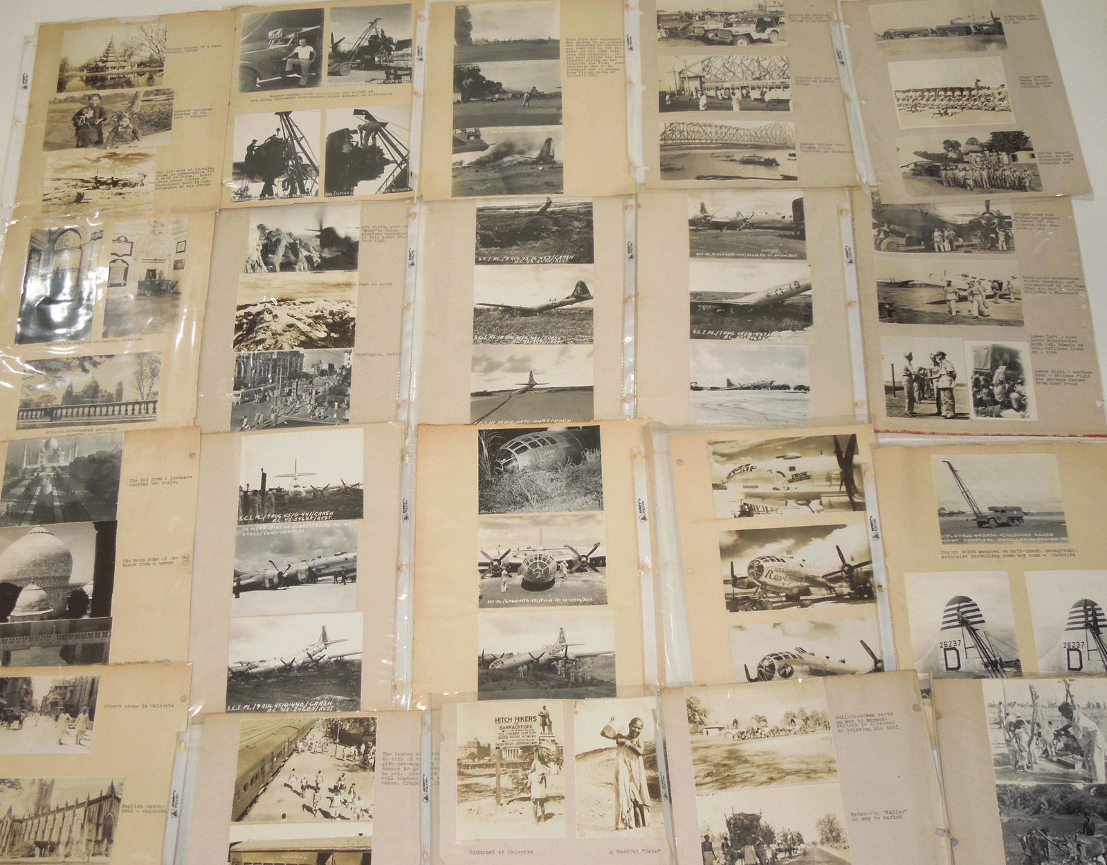 Wwii Era Army Air Corps Cbi 25th Bomb Squadron 20th Af Photo Group