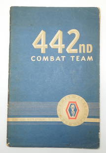 Wwii 442nd Rct Japanese American Combat Team Italy Unit History Booklet ...