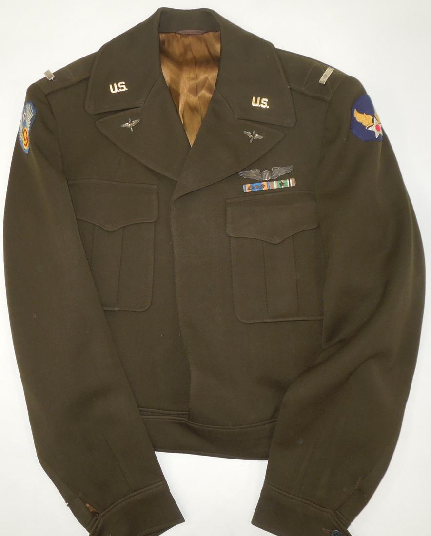 Wwii 9th Army Air Force Pilots Named Ike Uniform Jacket