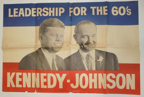 Kennedy "leadership For The '60s" Large Poster