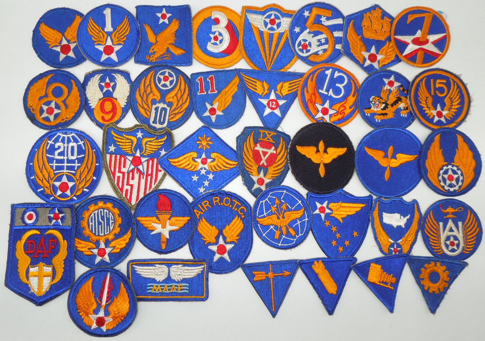 Collection Of Wwii Us Army Air Force Patches