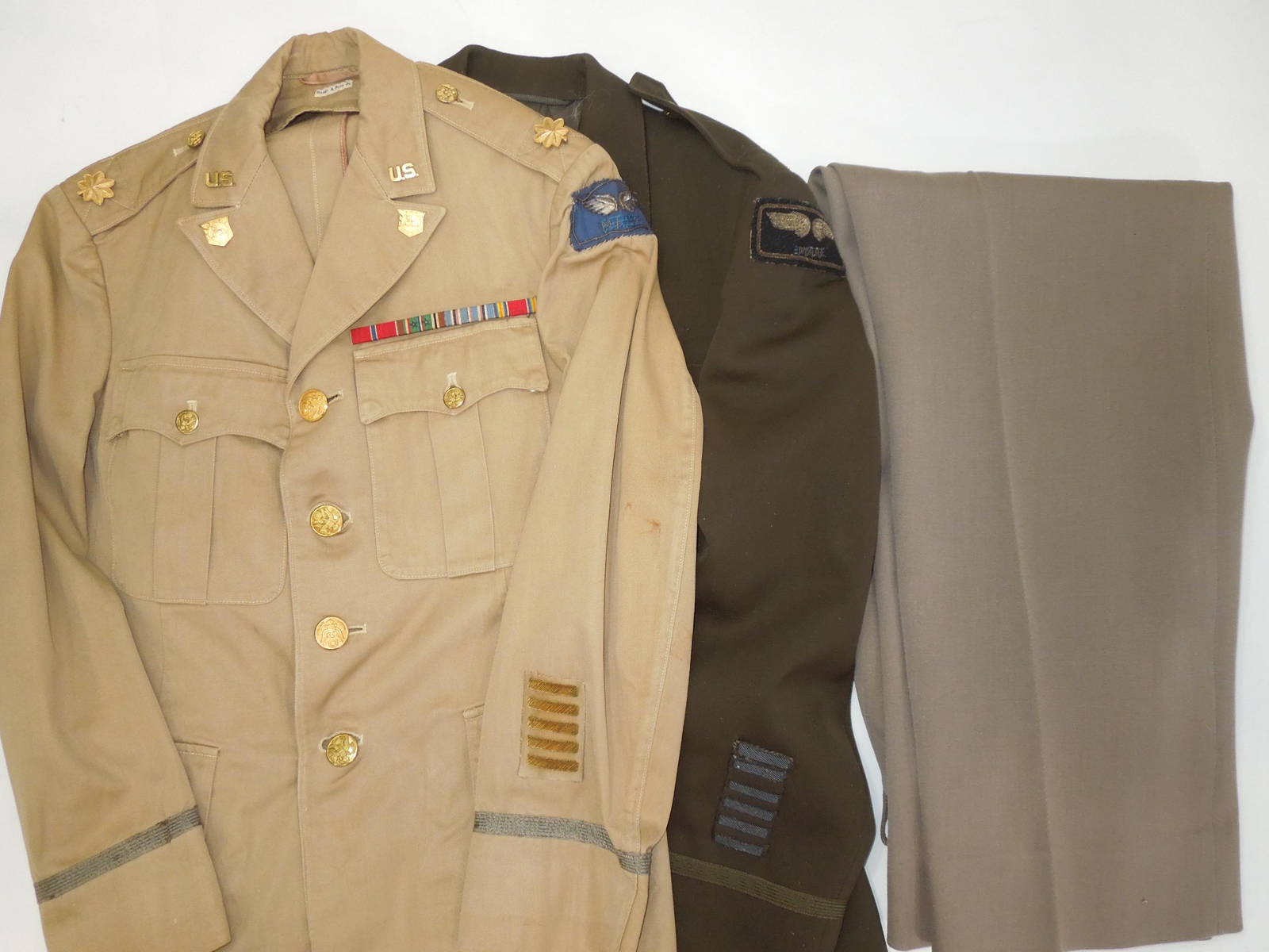 Wwii Usaaf Named Intelligence Officer Mediteranean Air Force Uniforms ...