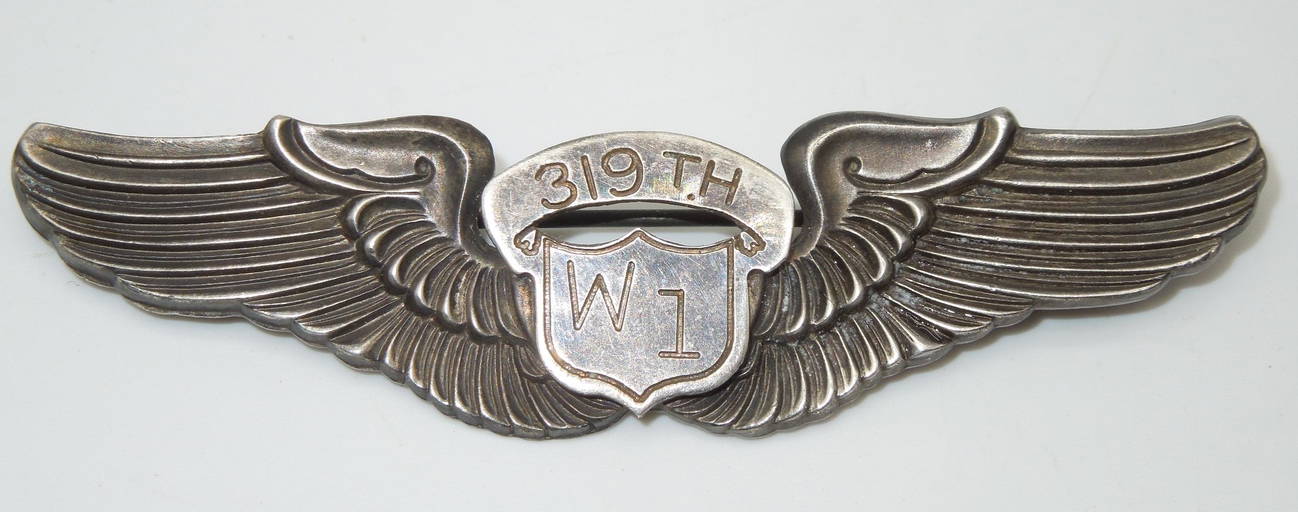 Wwii Type Postwar 319th W1 Womens Army Pilot Wasp Sterling Wing