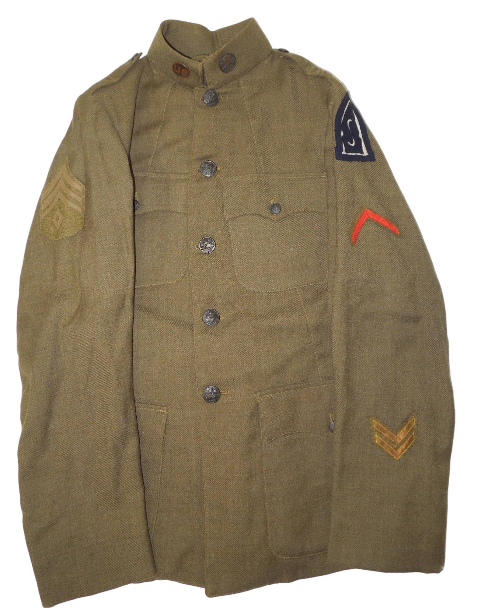 Wwi Us Army 27th Infantry Siberian Expedition Uniform Jacket Auction