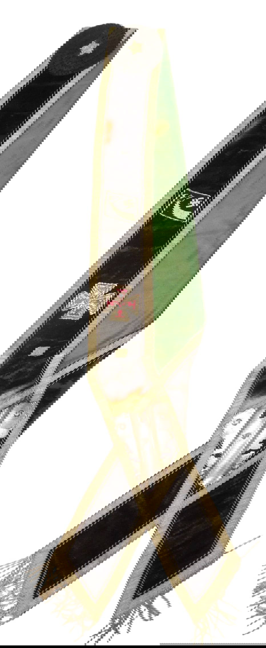 Wwii German Croatian Volunteer Ss Troops Uniform Sash Auction