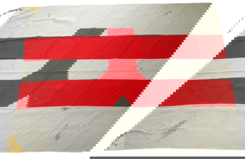 Wwii Flag Of Japanese Maru Sunk In 1944