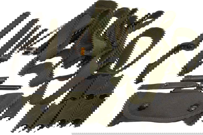 Lot Wwii Korean War Us Military Rifle Slings Grenade Attachments M 1 ...