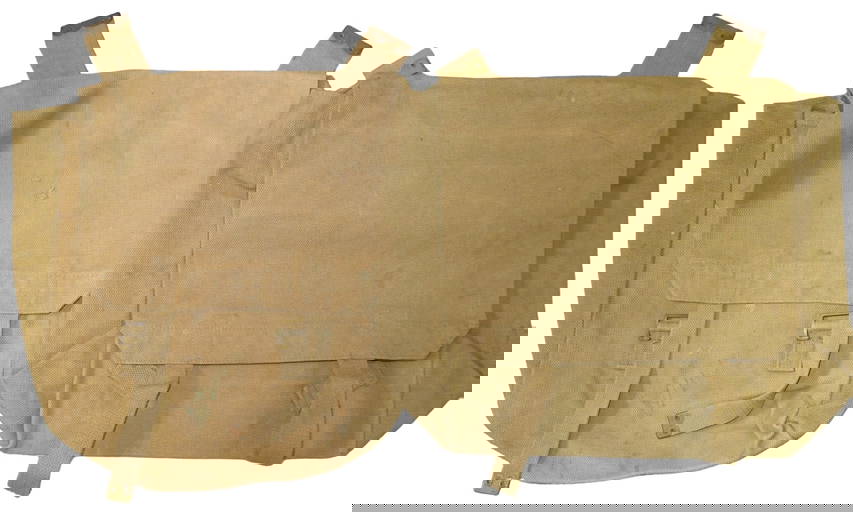 Wwii Dated British & Canadian Army Khaki P37 Large Packs (2)