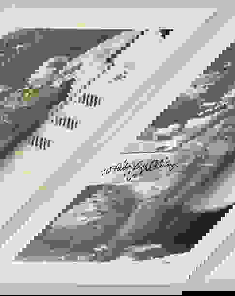 Wwii German Fighter Ace Adolf Glunz Knights Cross Signed Photo Auction