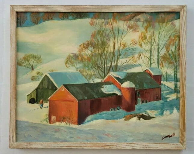 Doris Akers oil on canvas (#0020) on Dec 15, 2021 | Art Treasures ...