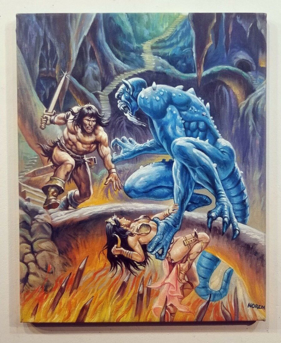 Earl Norem Painting Conan Painting Conan The Barbarian Painting