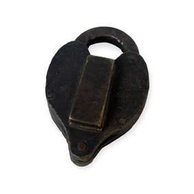 Antique Miller Safety First Padlock With Key Railroad