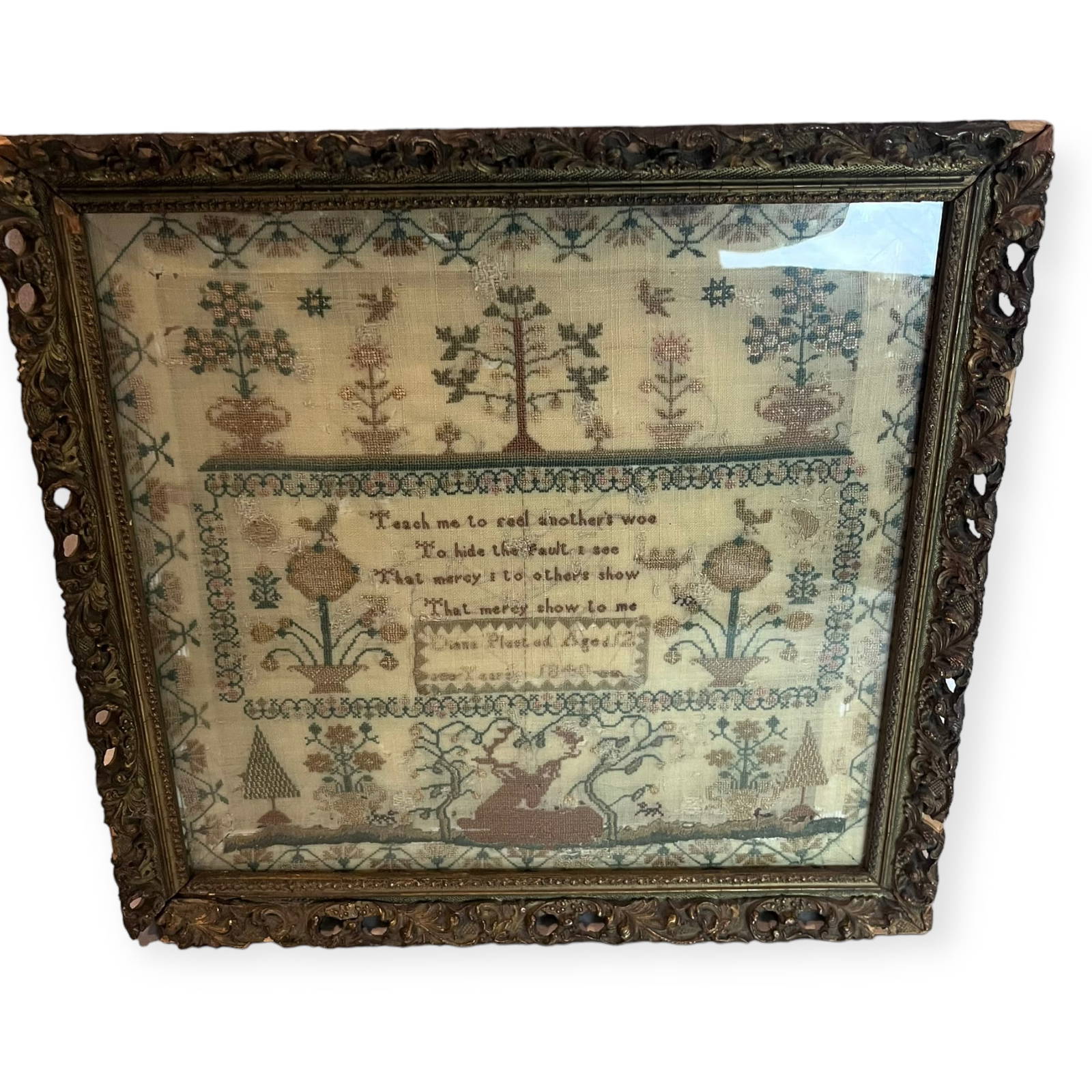 1840 Sampler Auction