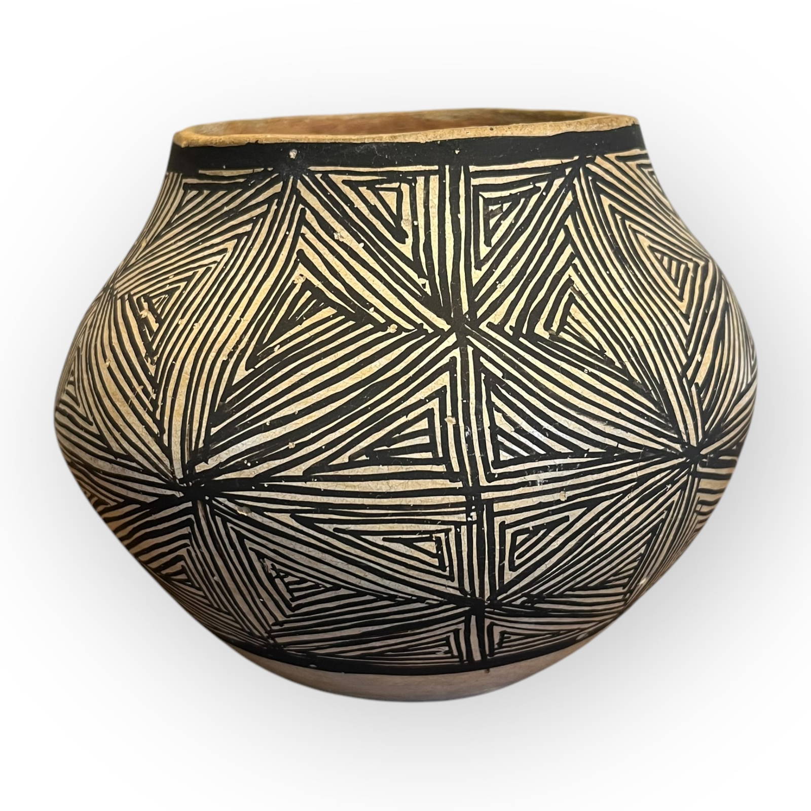 Small Acoma Black On White Storage Jar Olla - Mar 14, 2025 | Ziebarth's ...