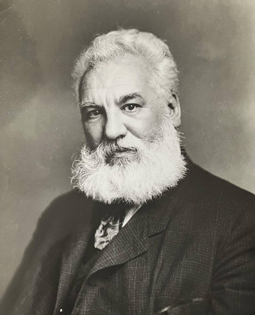 Extremely Rare Photograph Of Alexander Graham Auction