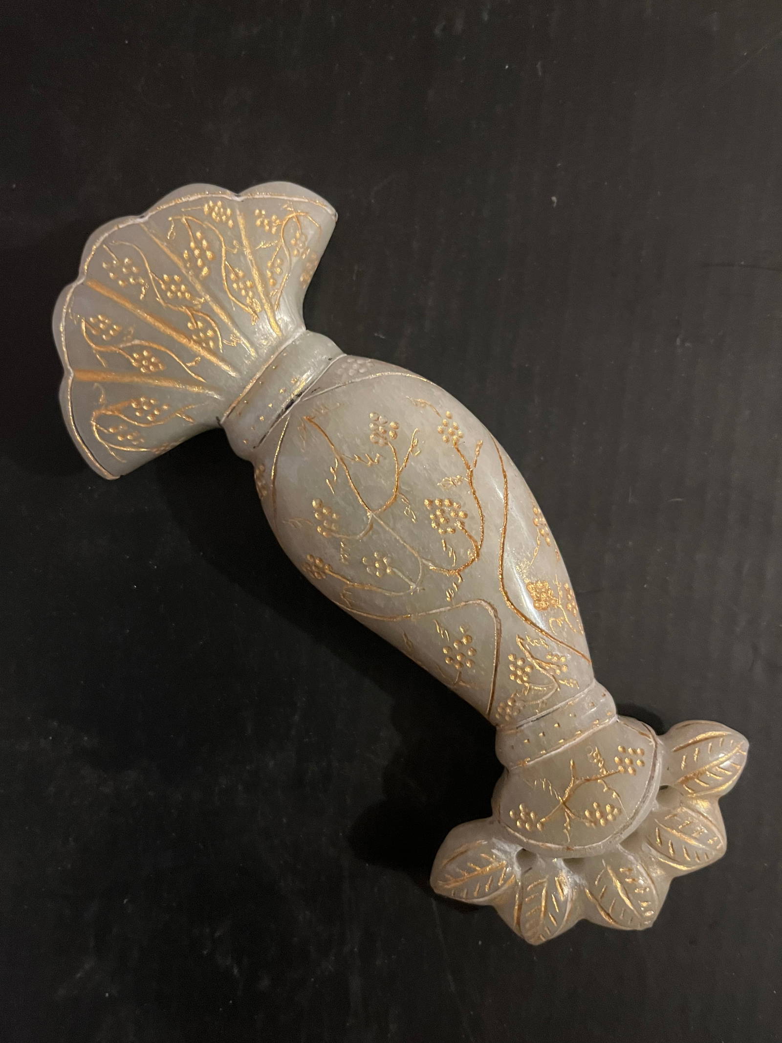 Beautiful Persian Jade / Hardstone Dagger Handle Auction