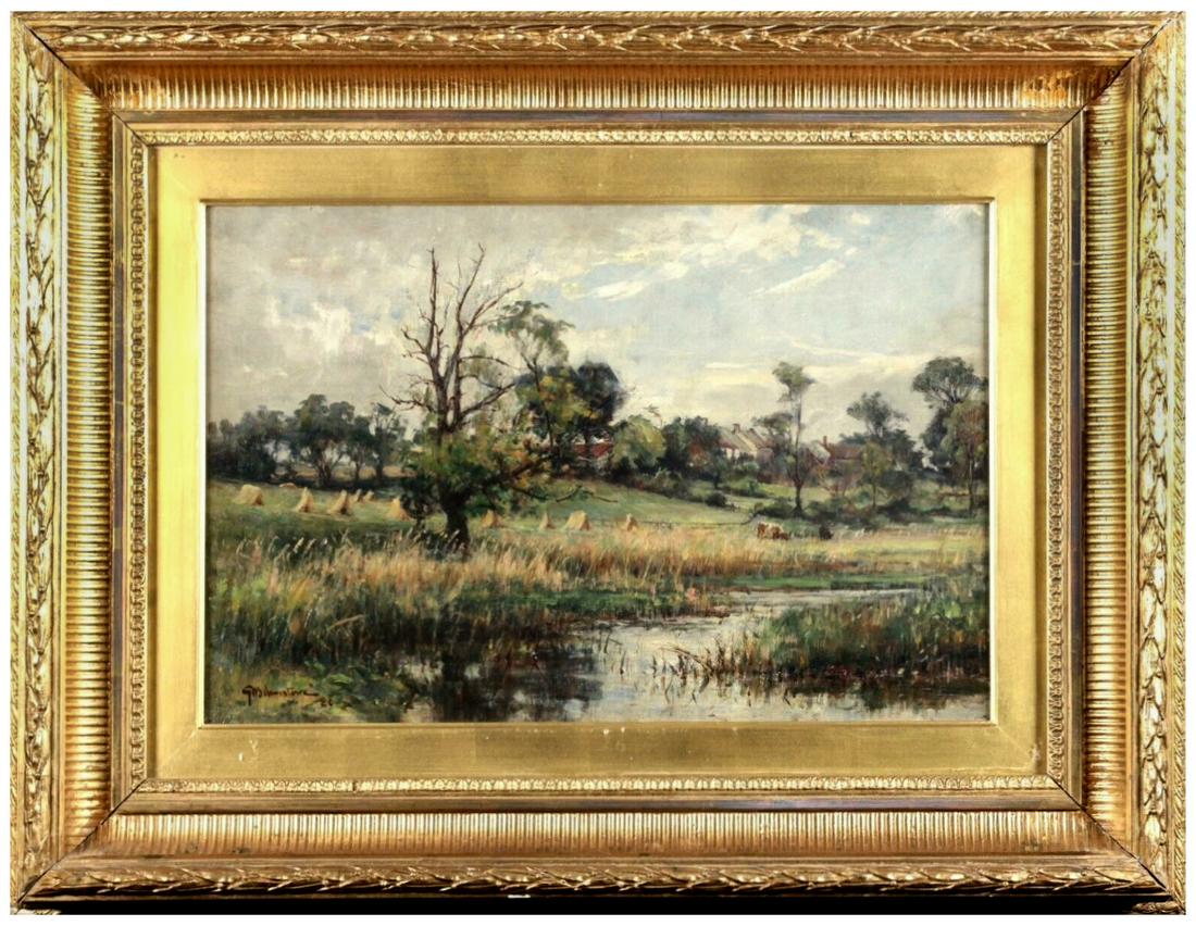 George Whitton Johnstone (1849-1901), Oil Painting On Canvas Auction