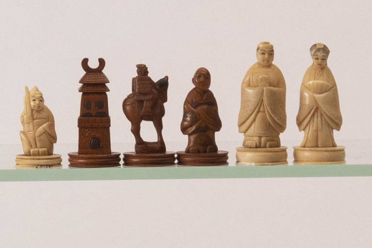 Turn Of The Century Japanese Chess Set