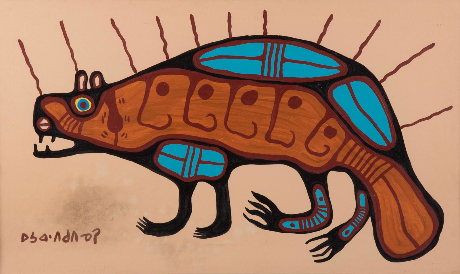 Norval (copper Thunderbird) Morrisseau, Ontario / Canada (1932 2007 ...