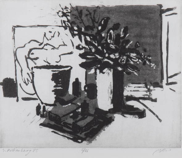 Sidi Rothenberg, Israel 20th Century, Hommage to Picasso, 1985, etching ...