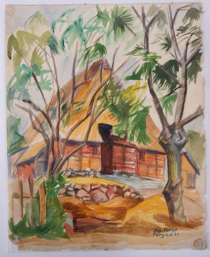 Joseph Paul Vorst, (1897-1947), Fargou, 1929, watercolor on paper ...