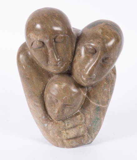 David Mutasa, African, 20th Century, Stone Carved Shona Figure Group