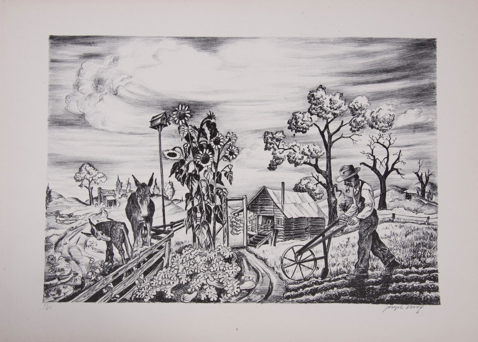 Joseph Paul Vorst, Missouri (1897 1947), Arkansas Farmer, Ed. 23/50 ...