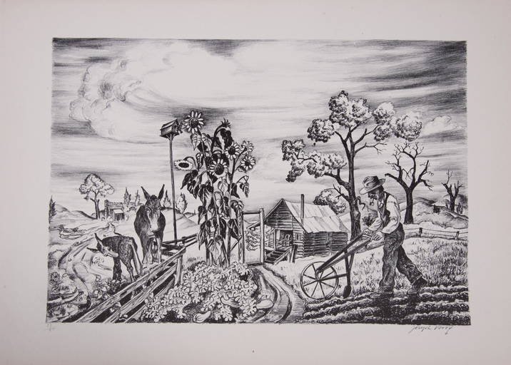 Joseph Paul Vorst, Missouri (1897 1947), Arkansas Farmer, Ed. 23/50 ...