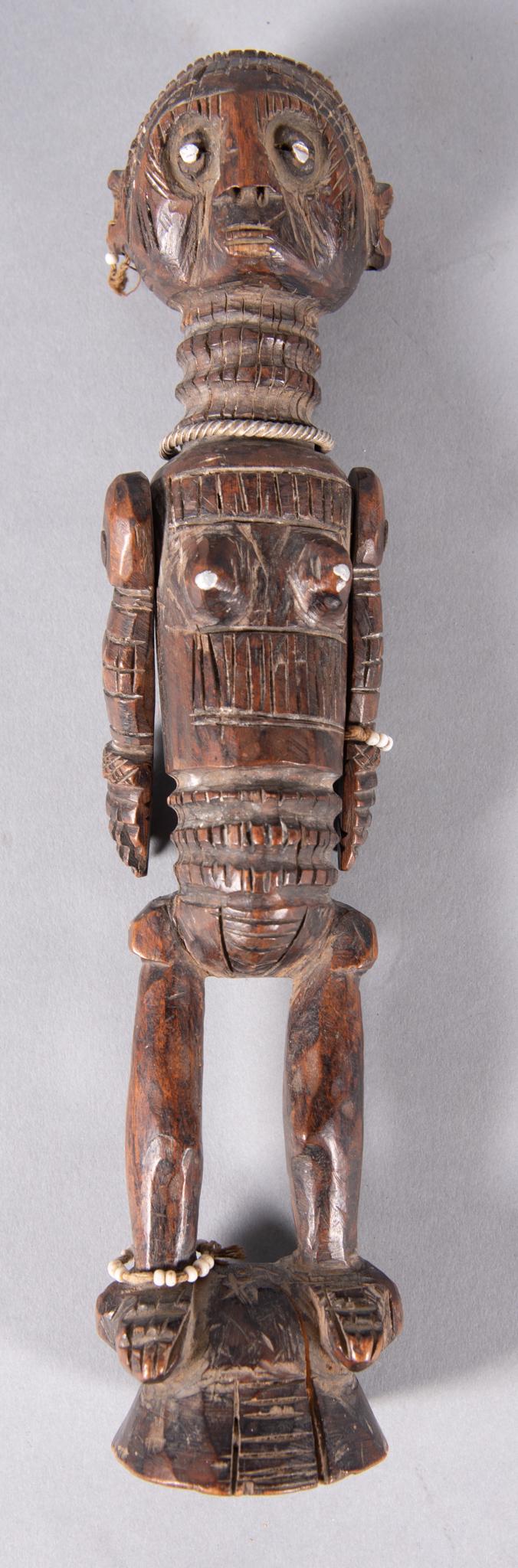 Limba Figure With Movable Arms, Sierra Leone Auction