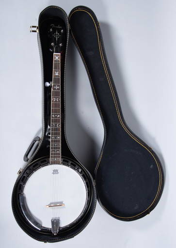 Korean Fender Banjo, Serial #kv02010563 With Case