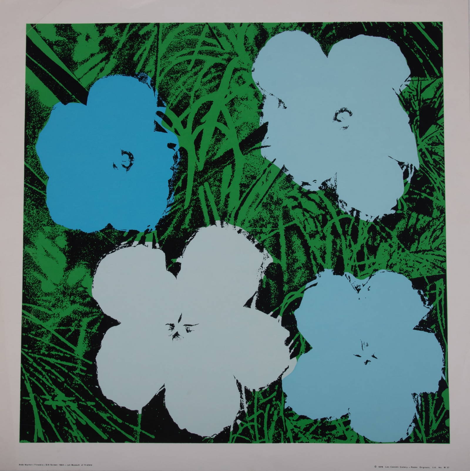 Andy Warhol, American (1928-1987), Flowers, Leo Castelli Poster, 1978 ...