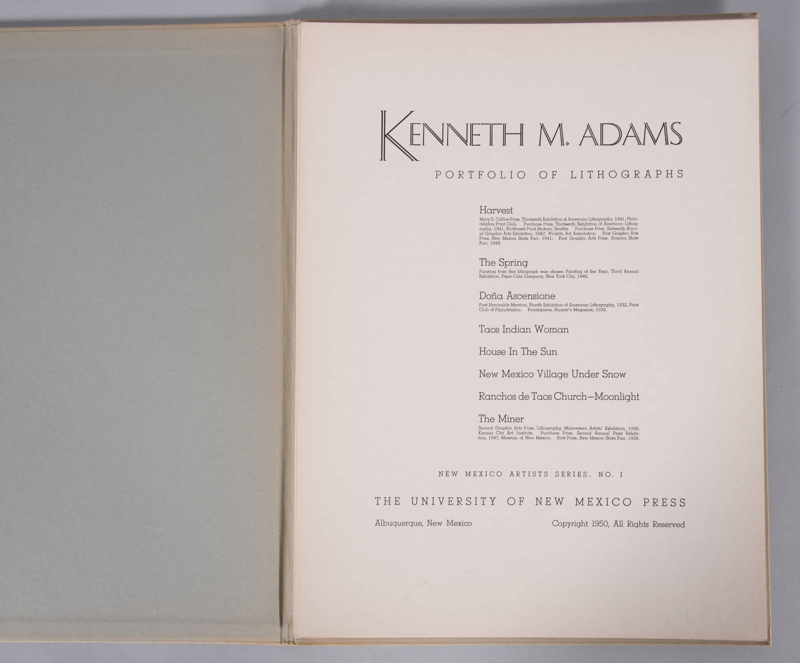 Kenneth Miller Adams Prices - 54 Auction Price Results