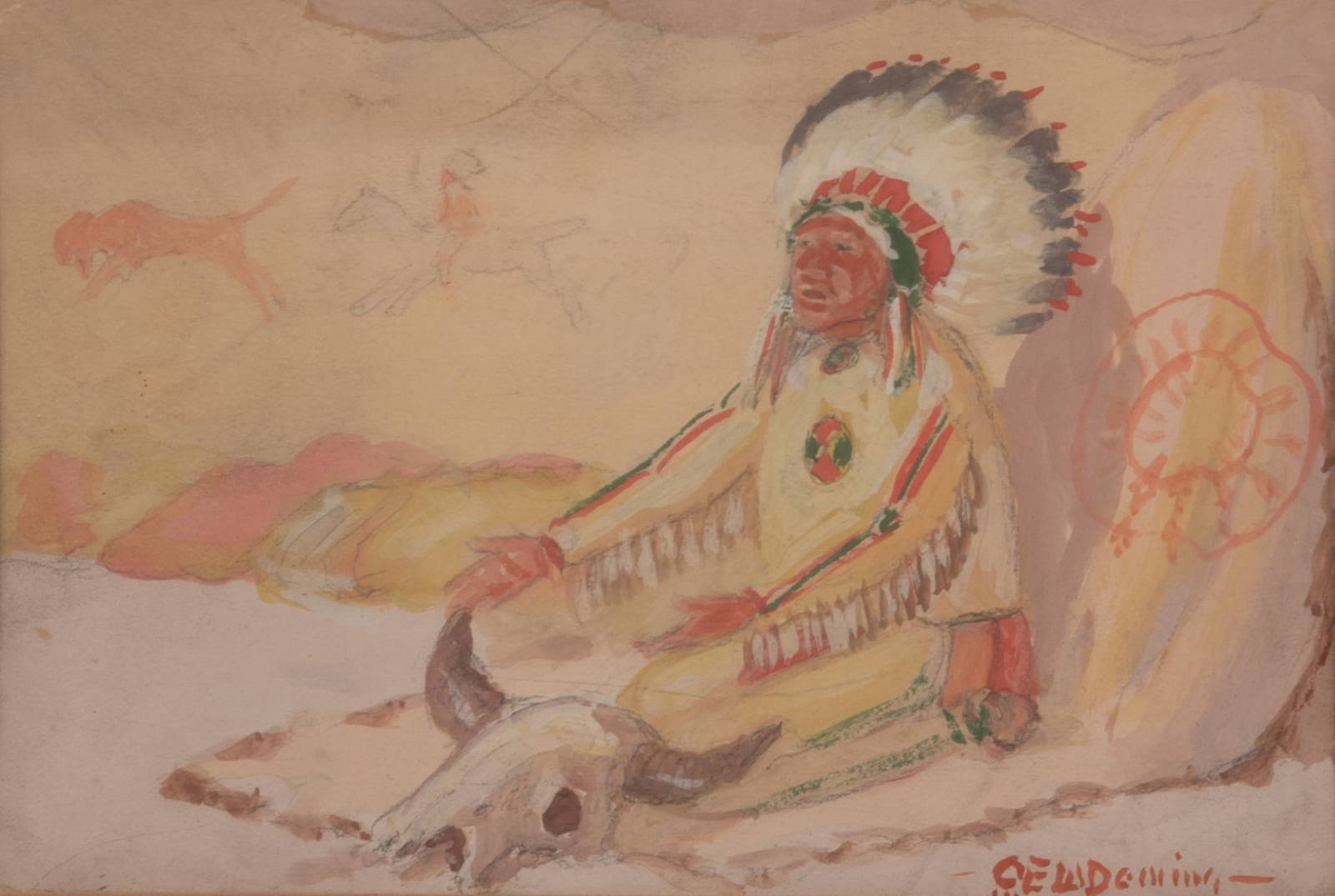 Edwin Willard Deming, Connecticut, New York, Ohio (1860-1942), Native ...