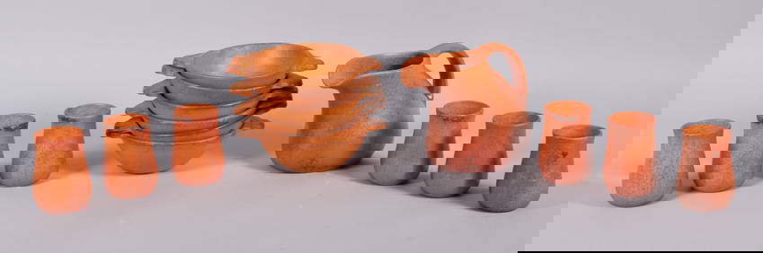 George Ohr Pottery Joe Jefferson Snake Handled Mug Or Cup