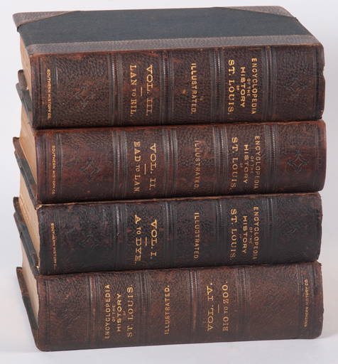 The Encyclopedia Of The History Of St Louis, 1899, 4 Volumes, Conrad ...