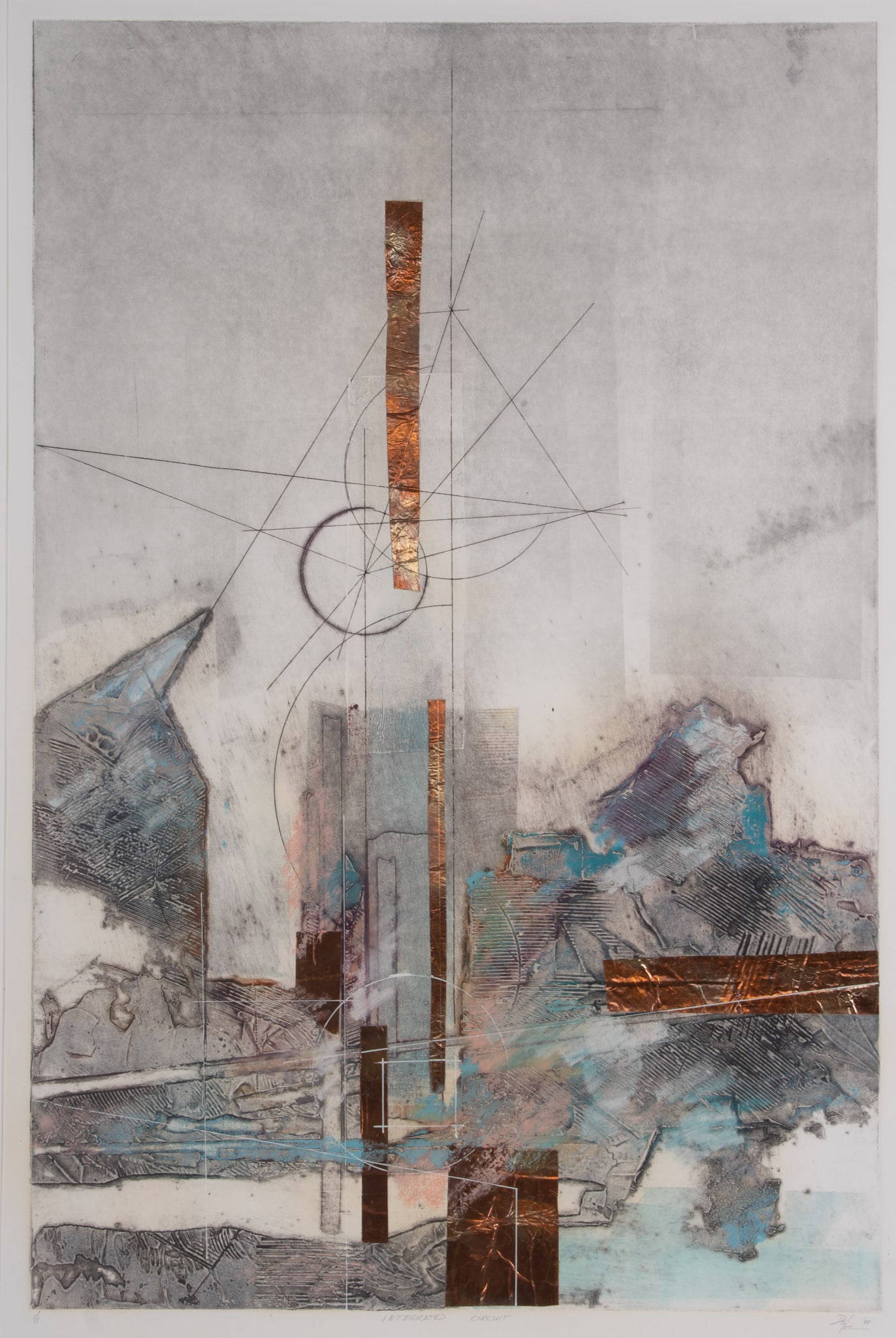 Robert Alan Devoe, American 1928-1992, Integrated Circuit, Mixed Media Auction