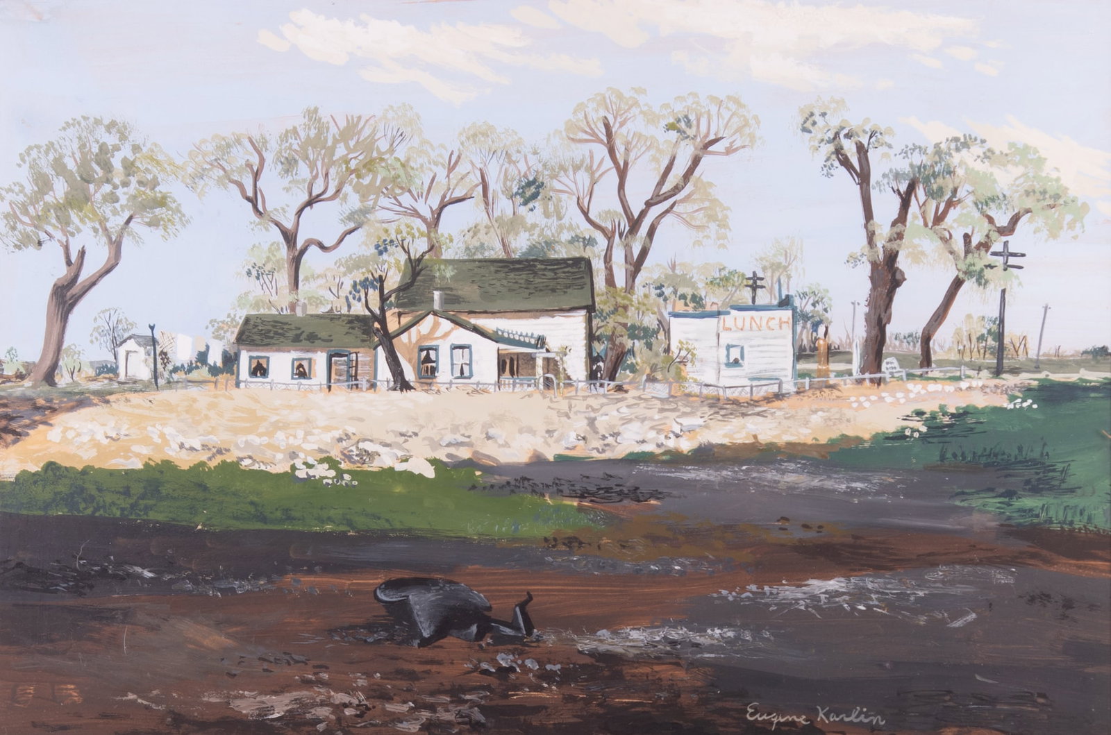 Eugene Karlin, New York, Illinois, California, Wisconsin (1918-2003 ...