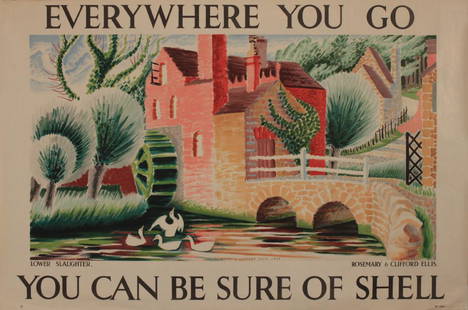 Clifford Ellis (british 1907 1985) A Group Of Eight