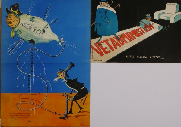 239: Two Yugoslavian propaganda posters probably from t