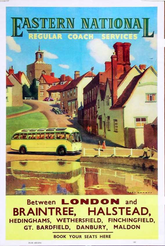 Vintage Bus Poster