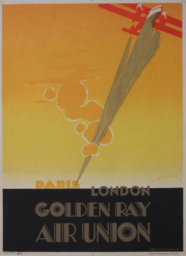 Edmond Maurus Golden Ray Union, Paris London, Original