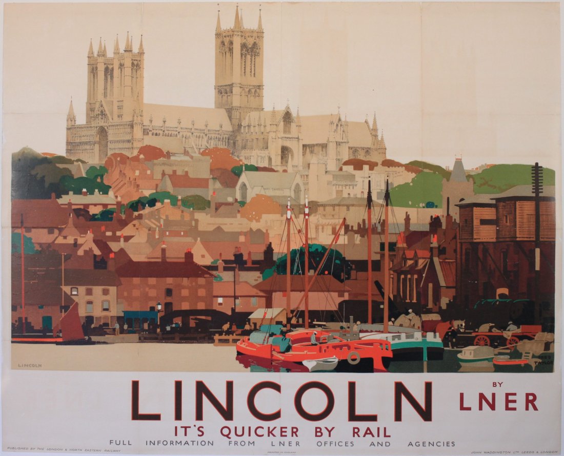 Fred Taylor (1875-1963) Lincoln, original poster