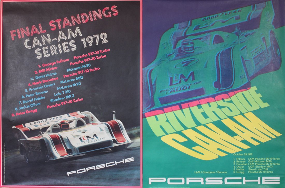 Porsche Factory Posters 1970-1984