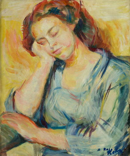 Juan Antonio Roda (1921 / 2003) "sleepy Young Woman."