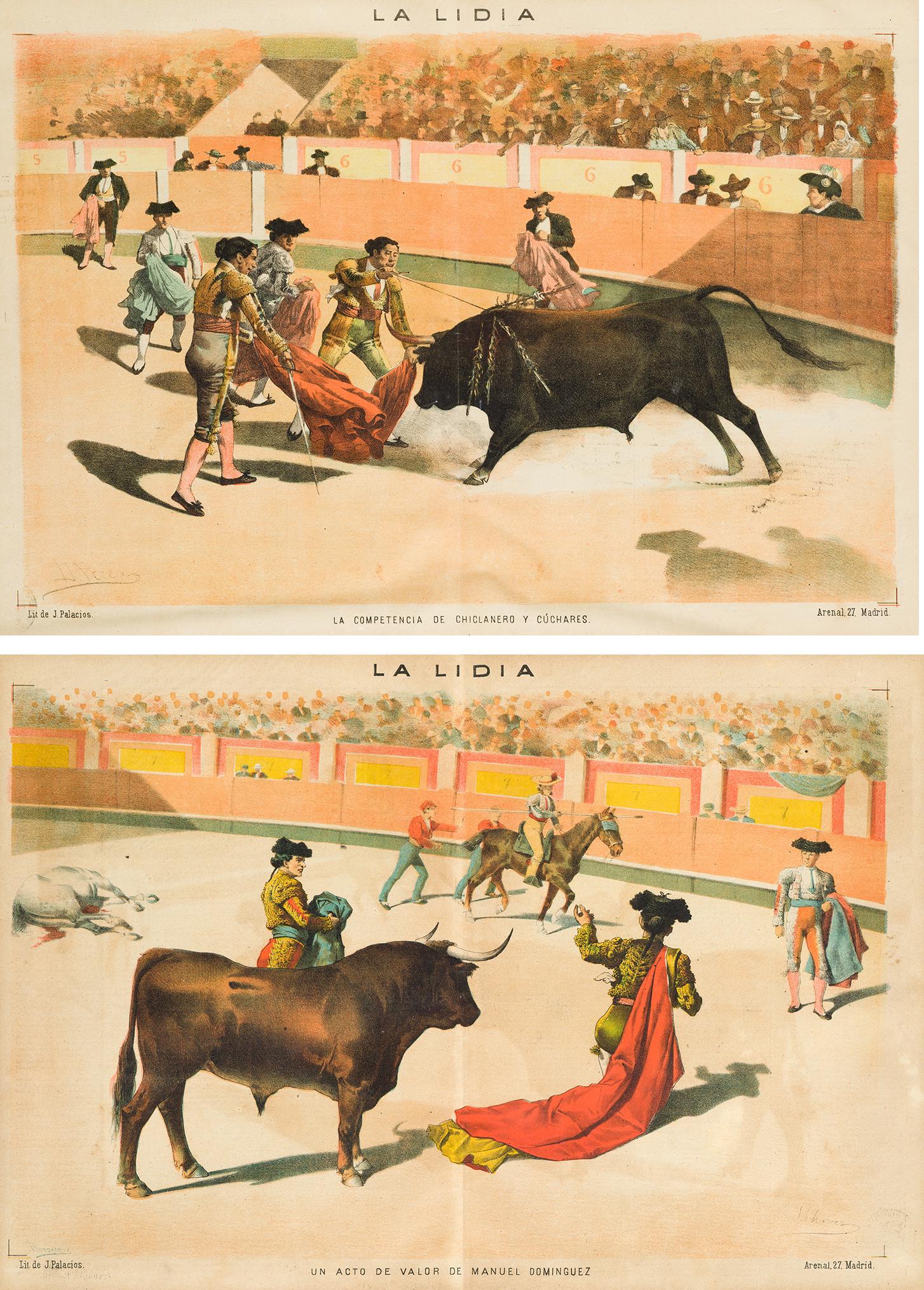 DANIEL PEREA ROJAS (1834 / 1909) "La Lidia". - Nov 04, 2021 | Ansorena ...
